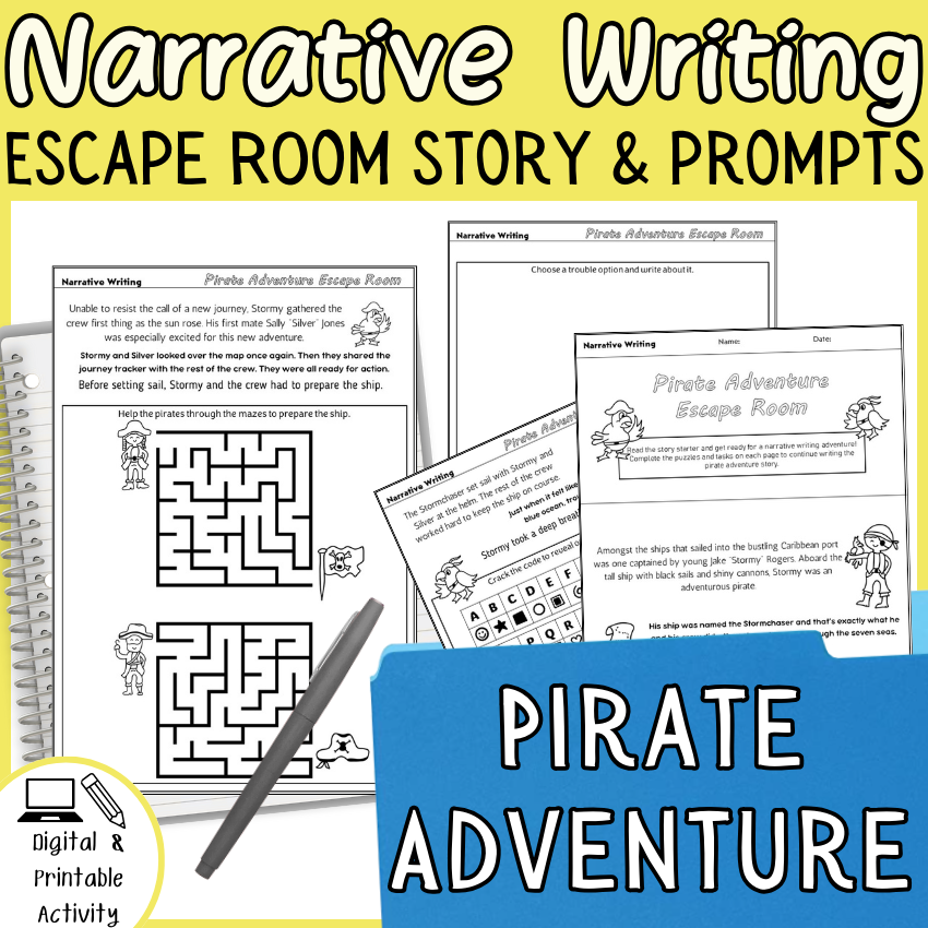 Narrative Writing Escape Room – Cat's Classroom